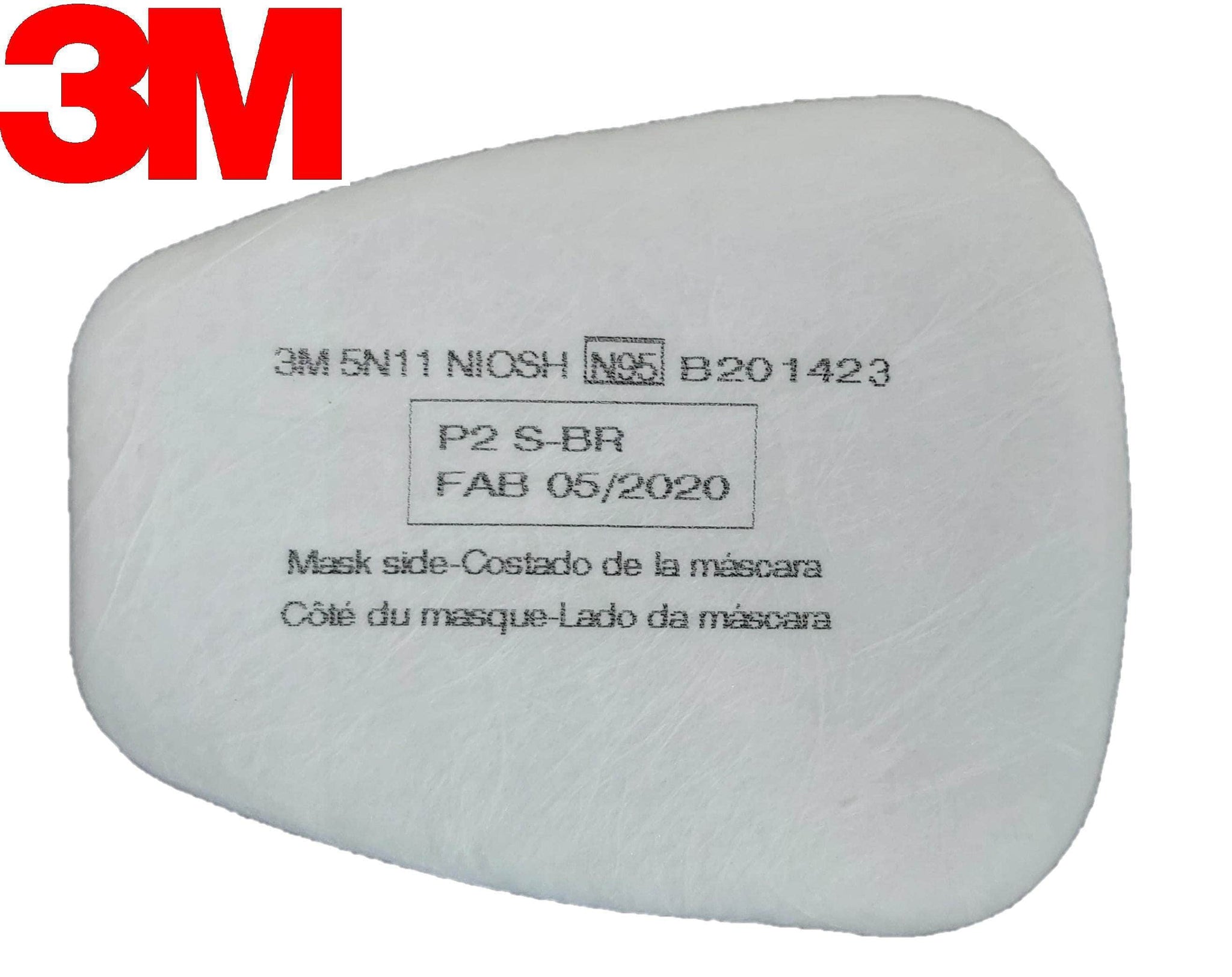 3M 5N11 prefiltro N95, Caja de 10 piezas | Marinos del Golfo – MARINOS ...