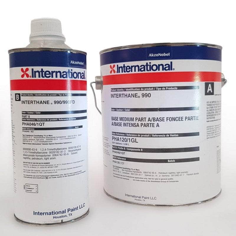INTERTHANE 990 serie x amarillo canario PHCO65, Kit de parte A y B, 5 ...